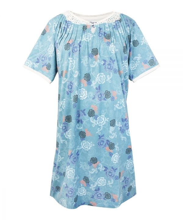 Women's OPEN BACK Nightgown Adaptive 26280 26281 - Family Tree Clothing